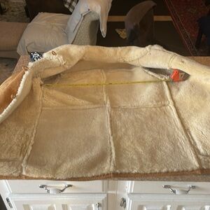 Source Unknown | Jackets & Coats | 96s Shearling Suede Barn Coat | Poshmark